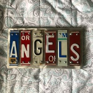 Wall Decor | Custom Artwork License Plate Angels | Poshmark